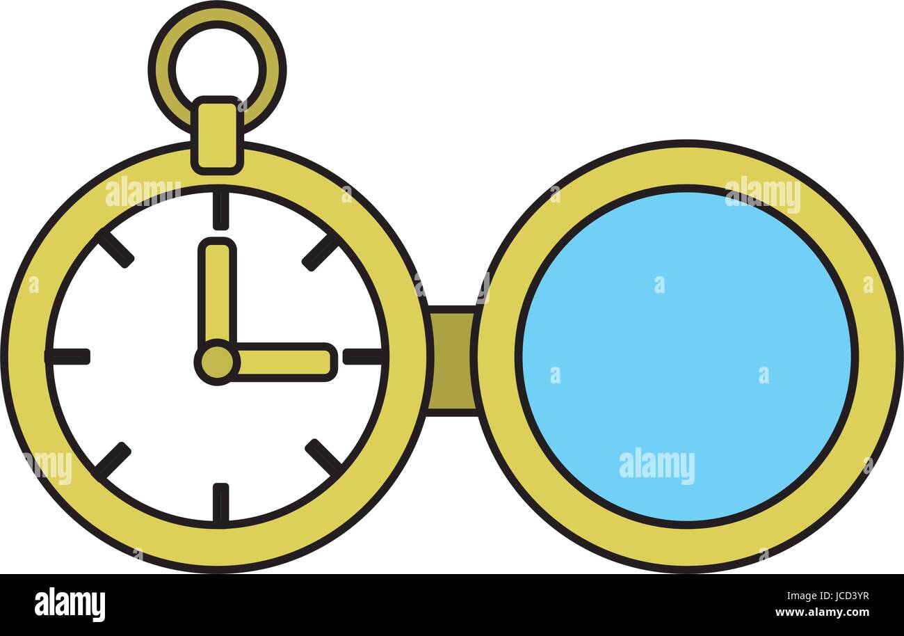 clock of pocket to know the time Stock Vector Image & Art - Alamy