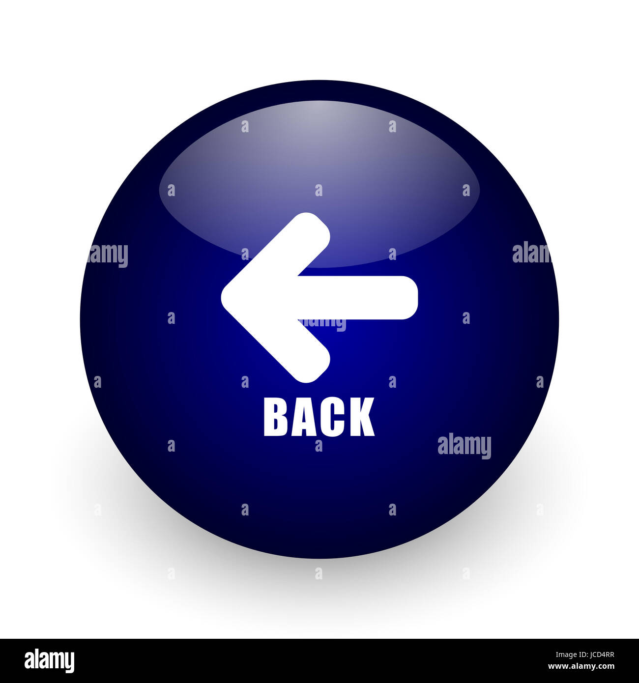 Arrow sign icon back button hi-res stock photography and images - Alamy