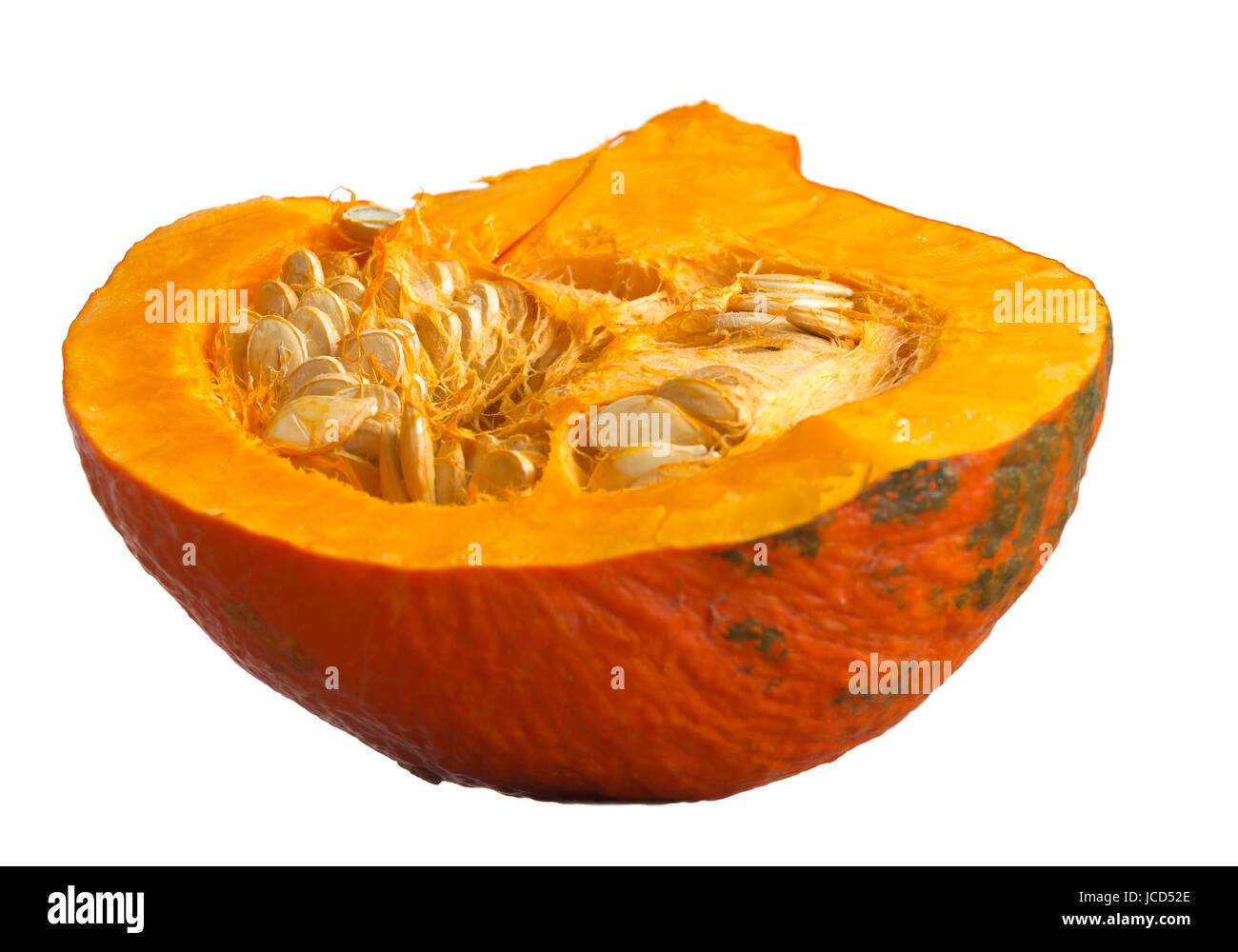 Bright orange pumpkin slice Cut Out Stock Images & Pictures - Alamy