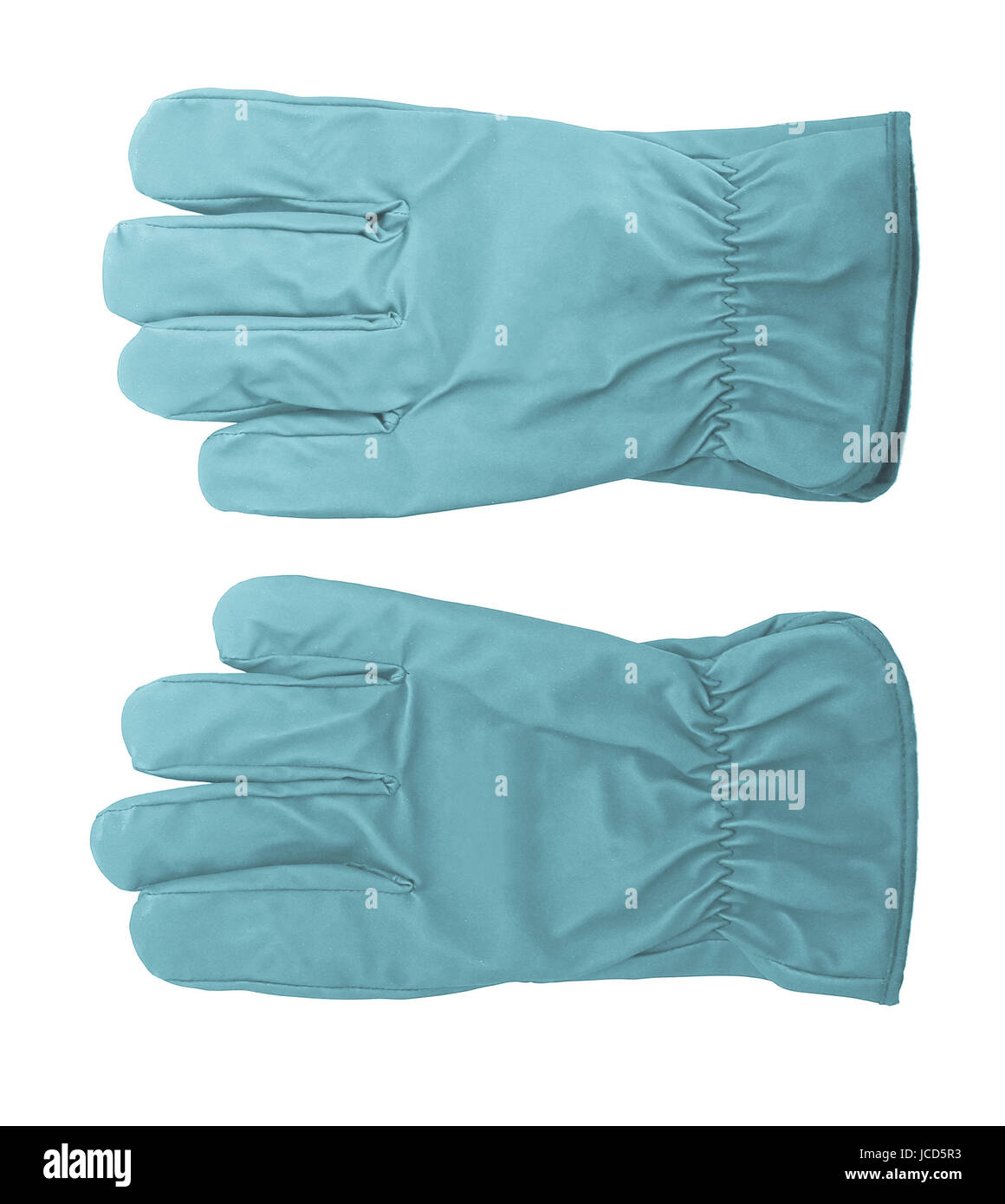 Isolated gloves personal protective equipment - cool cyanotype Stock ...