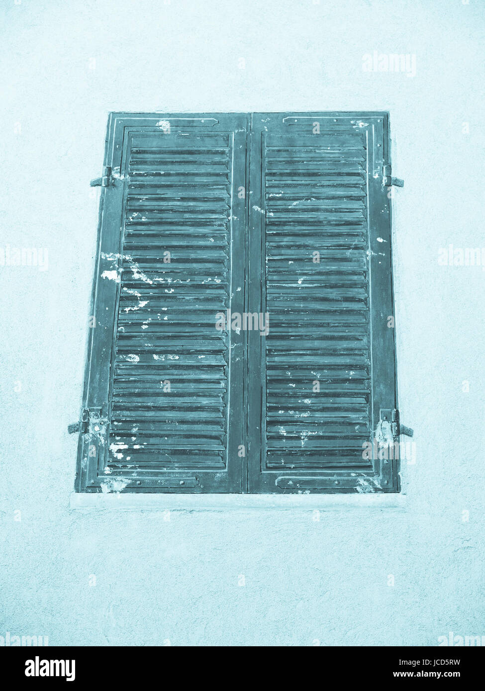 Fake window shutters hi-res stock photography and images - Alamy