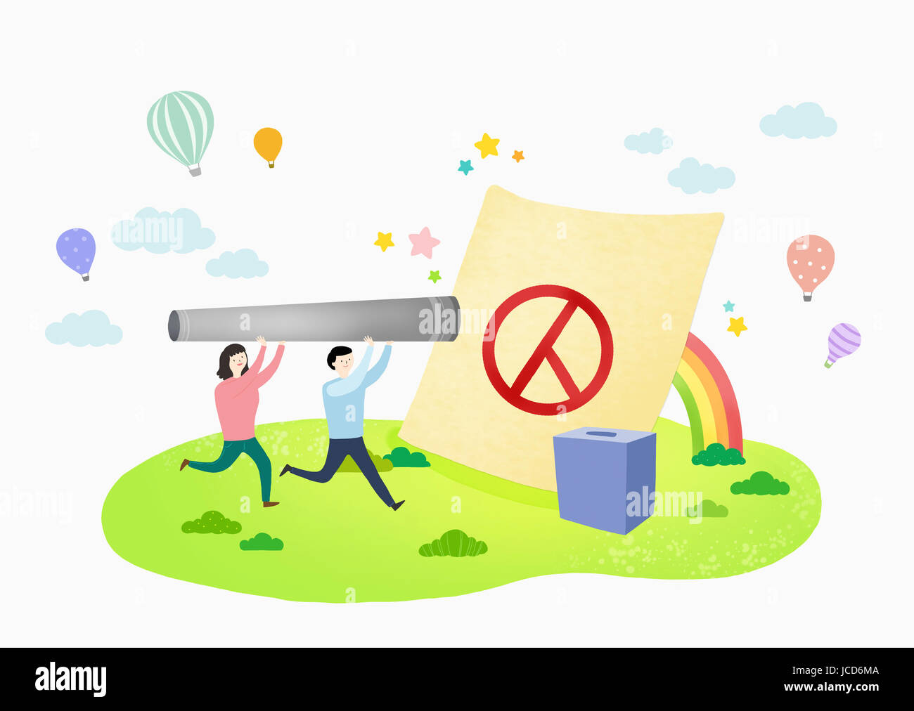 Rainbow campaign Cut Out Stock Images & Pictures - Alamy