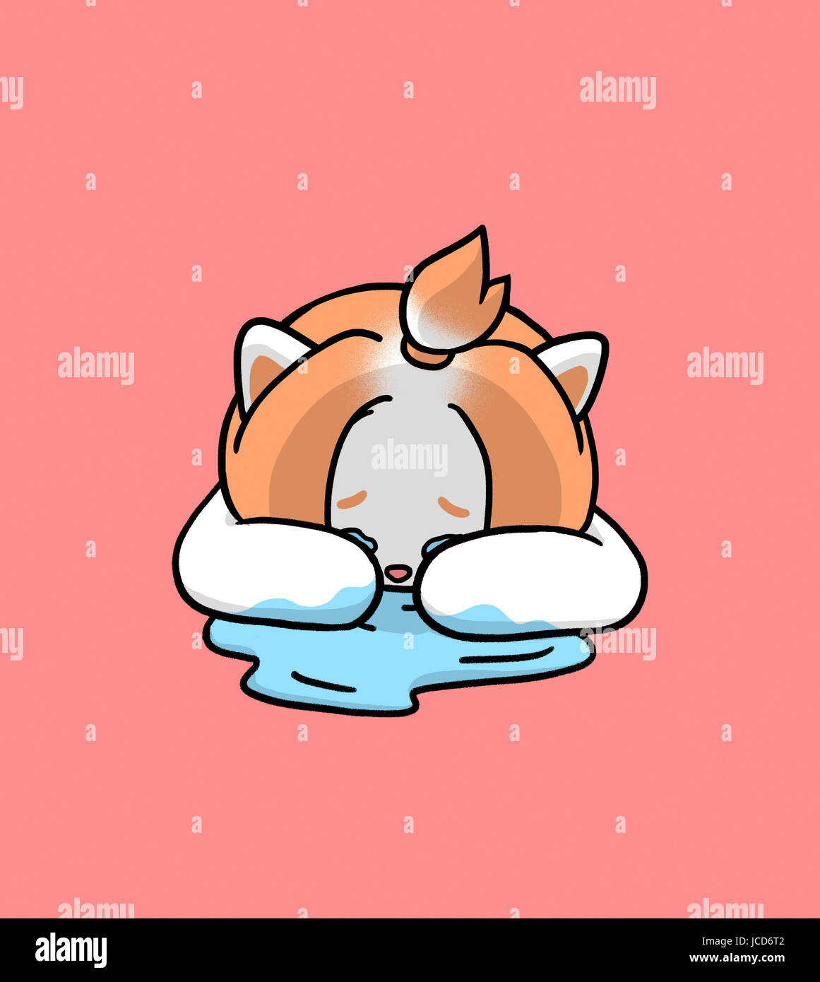 Emotion of puppy crying Stock Photo - Alamy