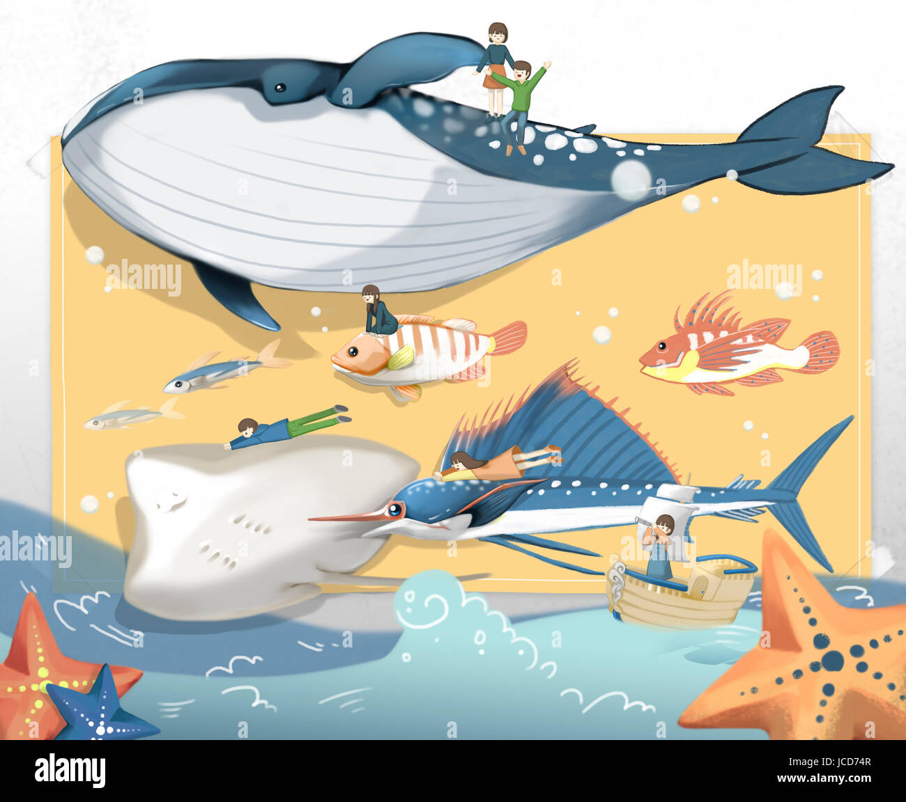 Marine environment education Stock Photo - Alamy