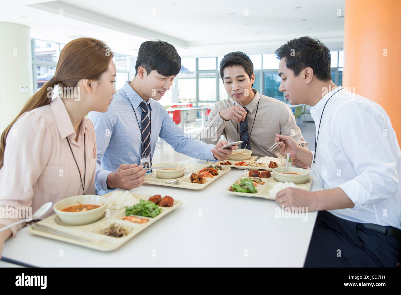 Coworkers showing hi-res stock photography and images - Alamy