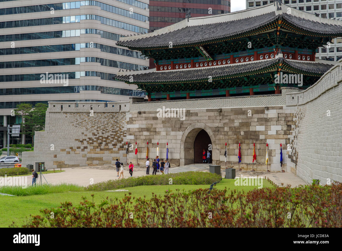 May 26,2016 at front of Namdaemun gate(Sungnyemun Gate), Seoul, South ...