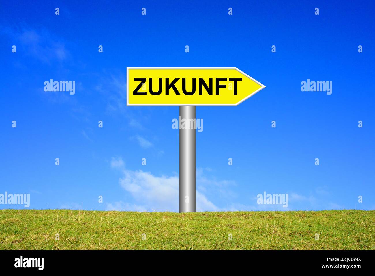 sign signpost: future Stock Photo - Alamy