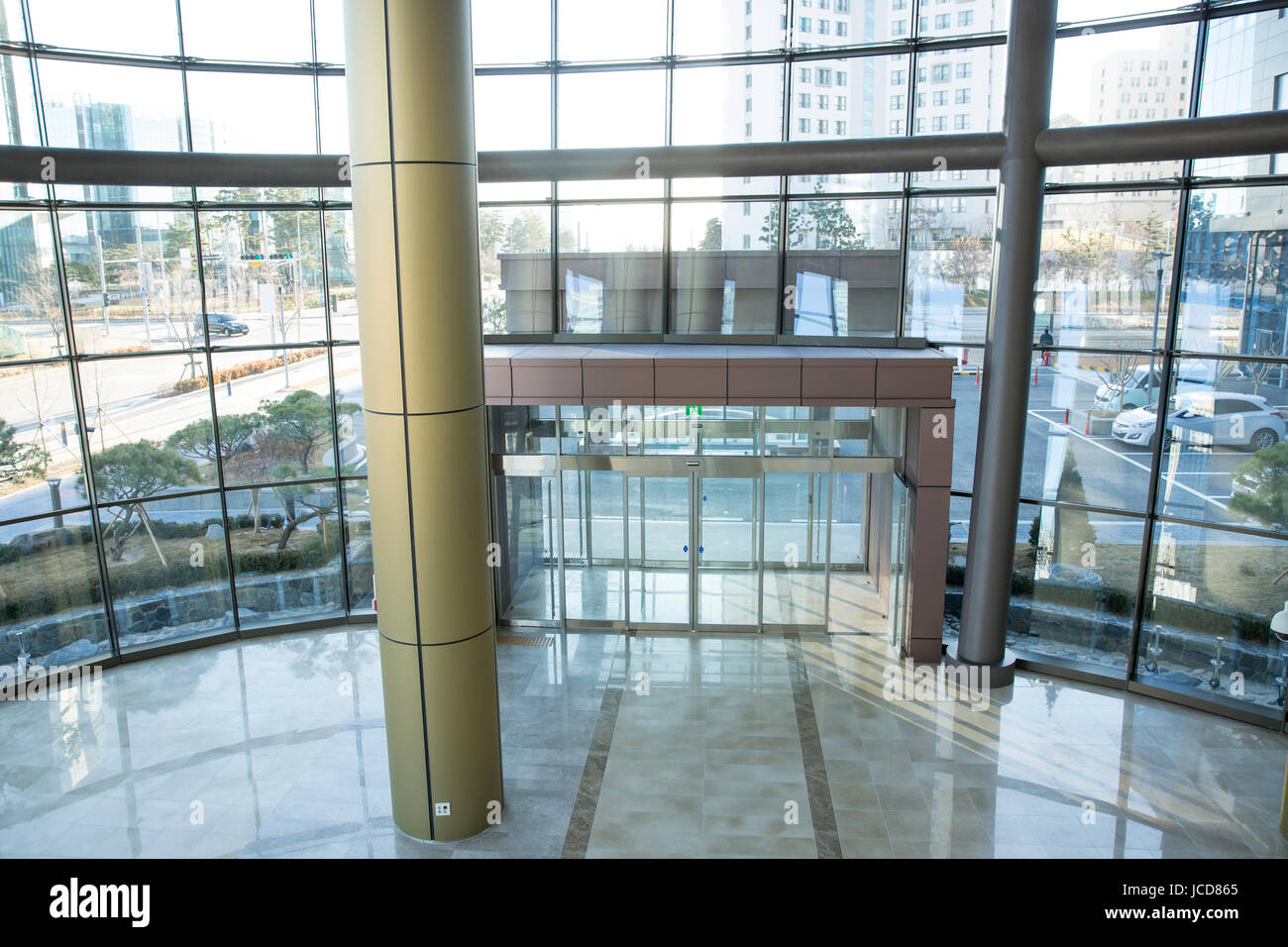 Inner view of company Stock Photo - Alamy