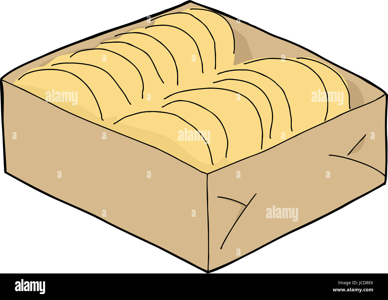 Box of taco shells on isolated background Stock Photo - Alamy