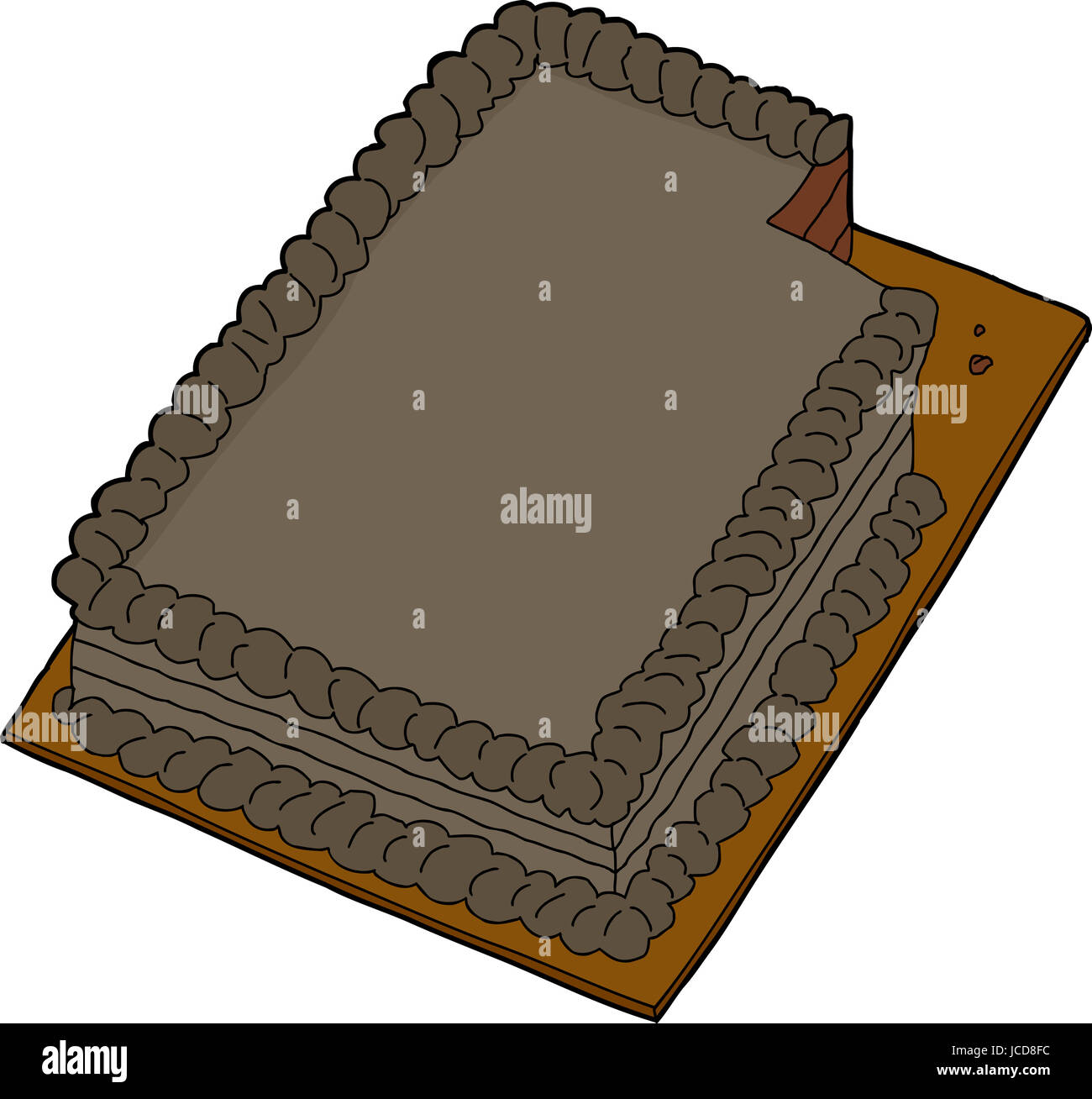 Chocolate cake slice icon cartoon hi-res stock photography and images ...