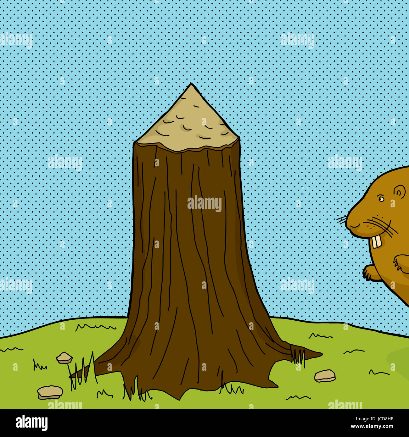Beaver vector hi-res stock photography and images - Alamy