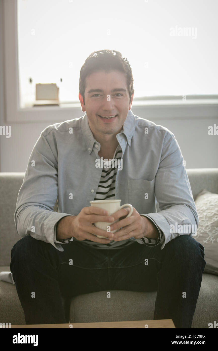 Smiling western man in his thirties in casual clothes Stock Photo - Alamy