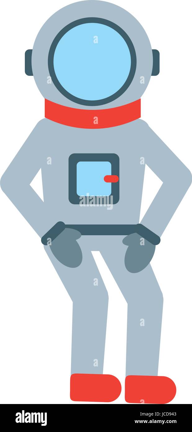 astronaut comic character icon Stock Vector Image & Art - Alamy