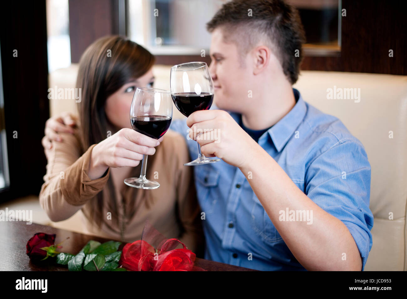 Toast for our love! Stock Photo - Alamy
