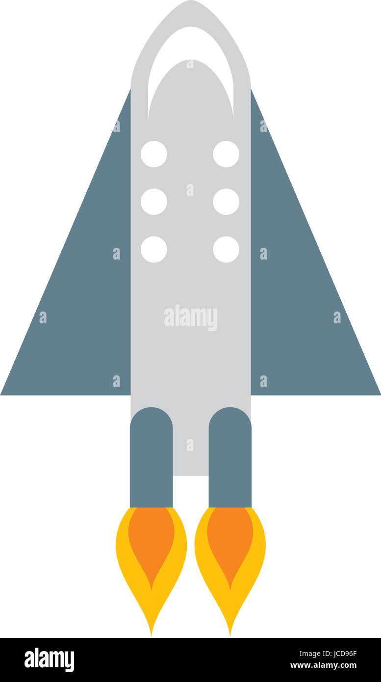 rocket space isolated icon Stock Vector Image & Art - Alamy