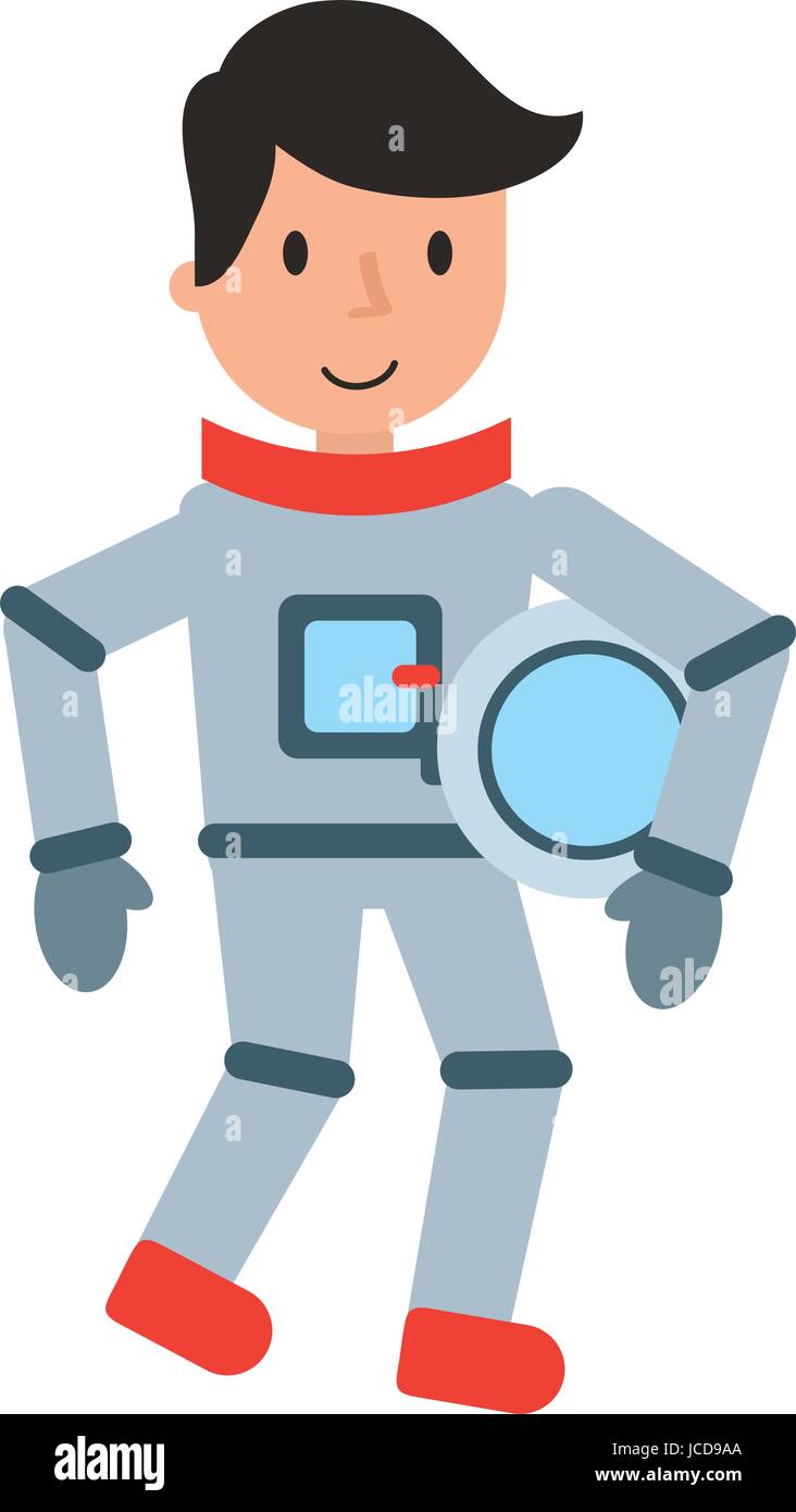 astronaut comic character icon Stock Vector Image & Art - Alamy