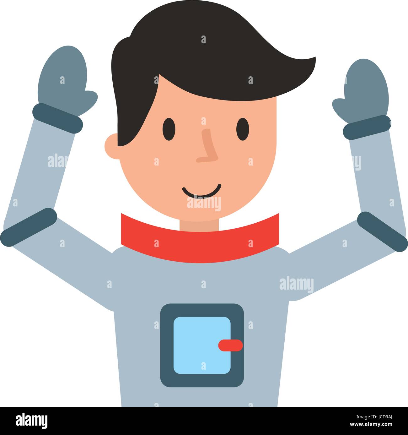 astronaut comic character icon Stock Vector Image & Art - Alamy
