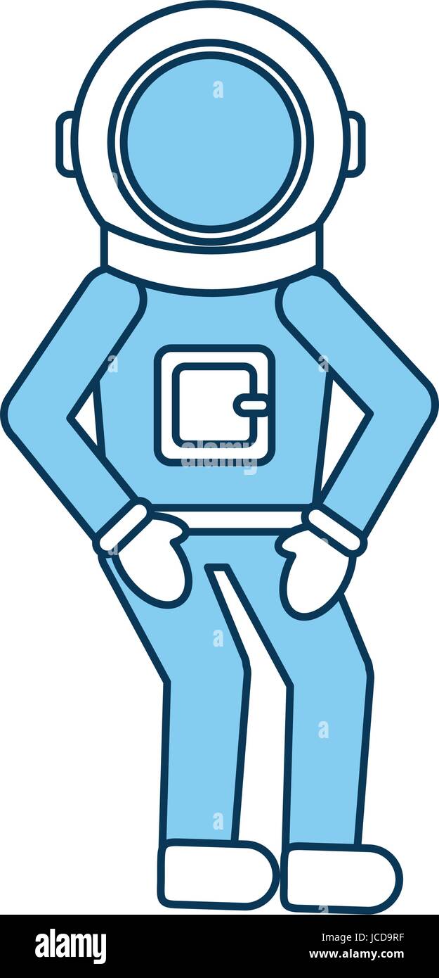 astronaut comic character icon Stock Vector Image & Art - Alamy