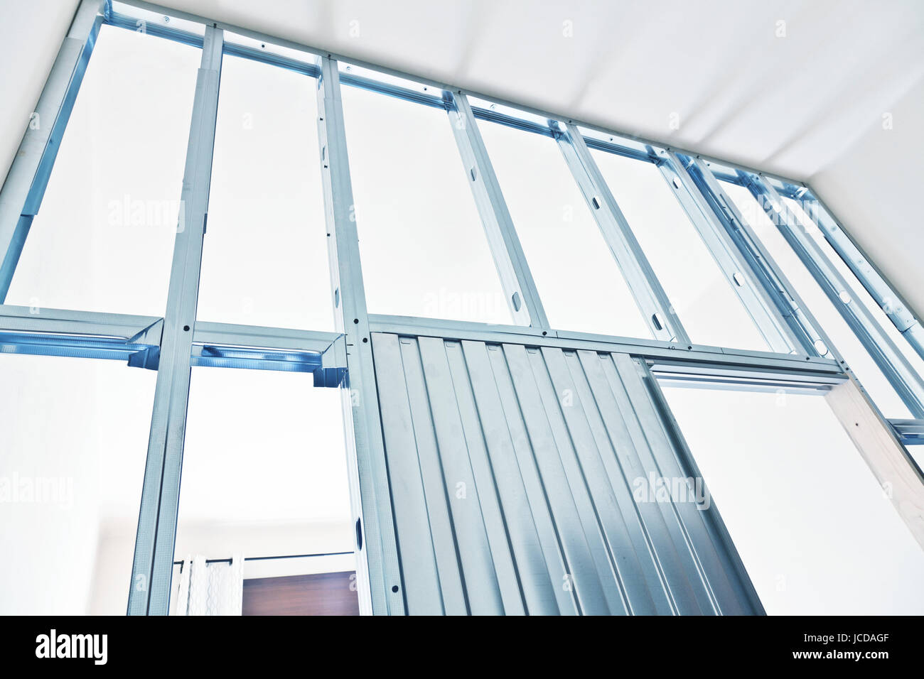 metal structure for drywall detail Stock Photo - Alamy