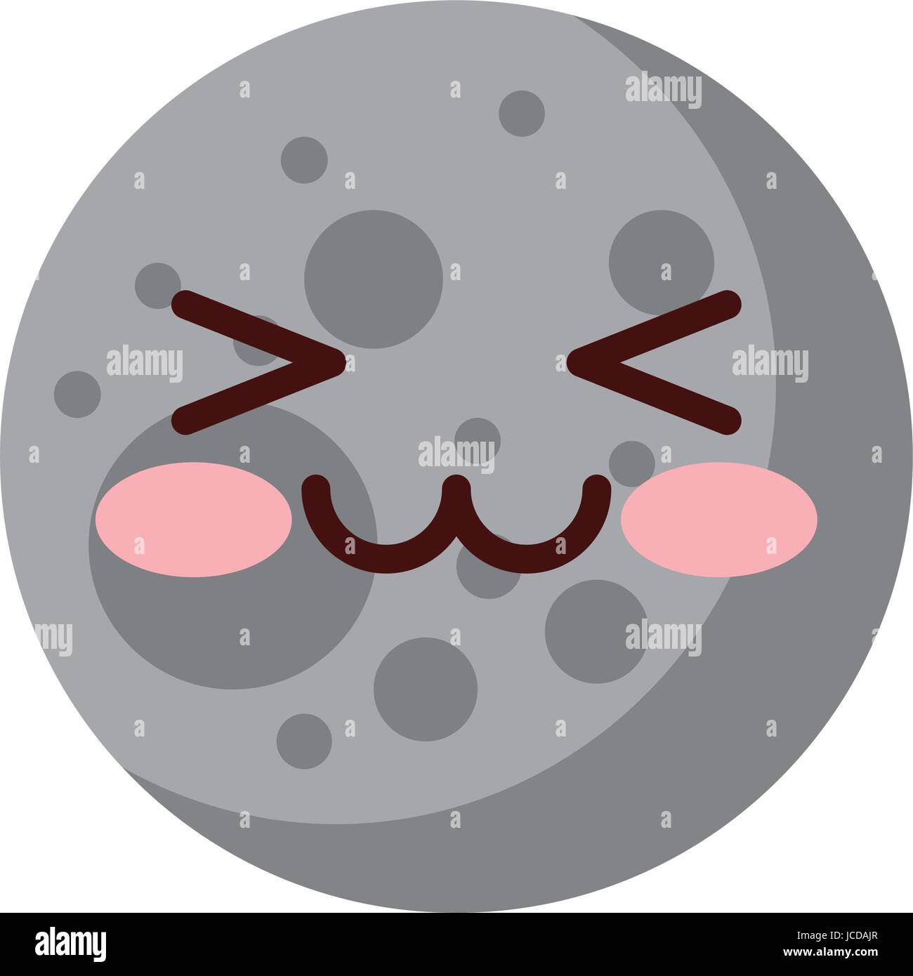 Natural satellite moon comic character Stock Vector Image & Art - Alamy