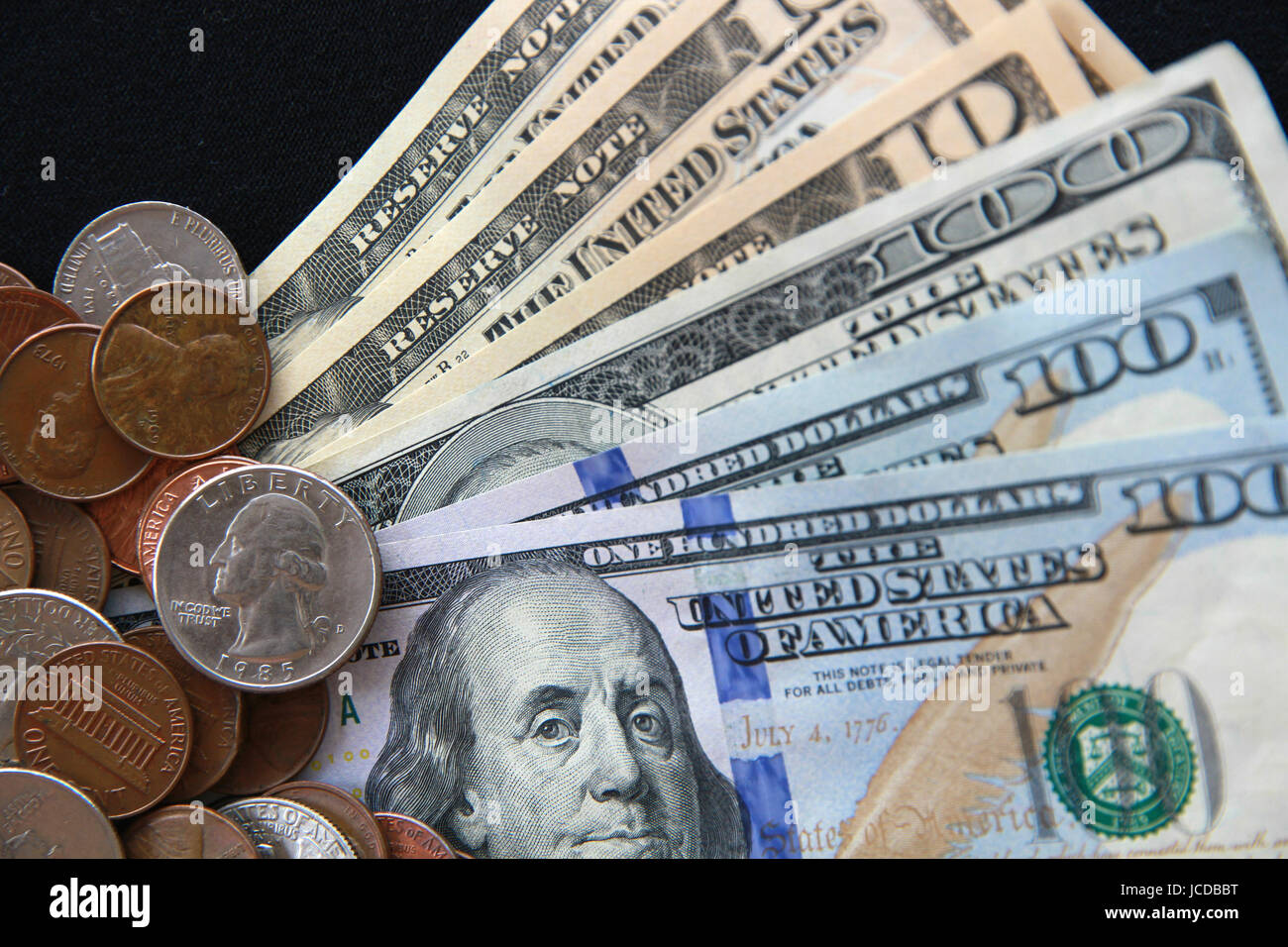 Dollars and cents pile hi-res stock photography and images - Alamy