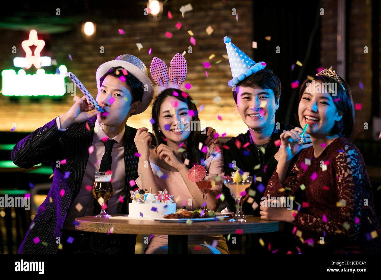 Is having a party hi-res stock photography and images - Alamy