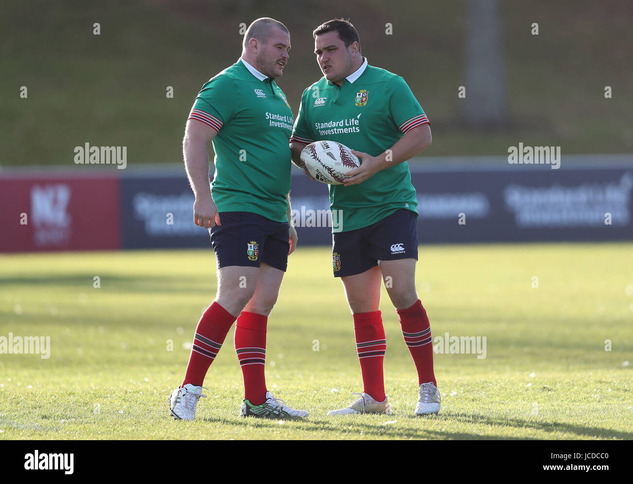 British and Irish Lions Jack McGrath and Jamie George during the ...