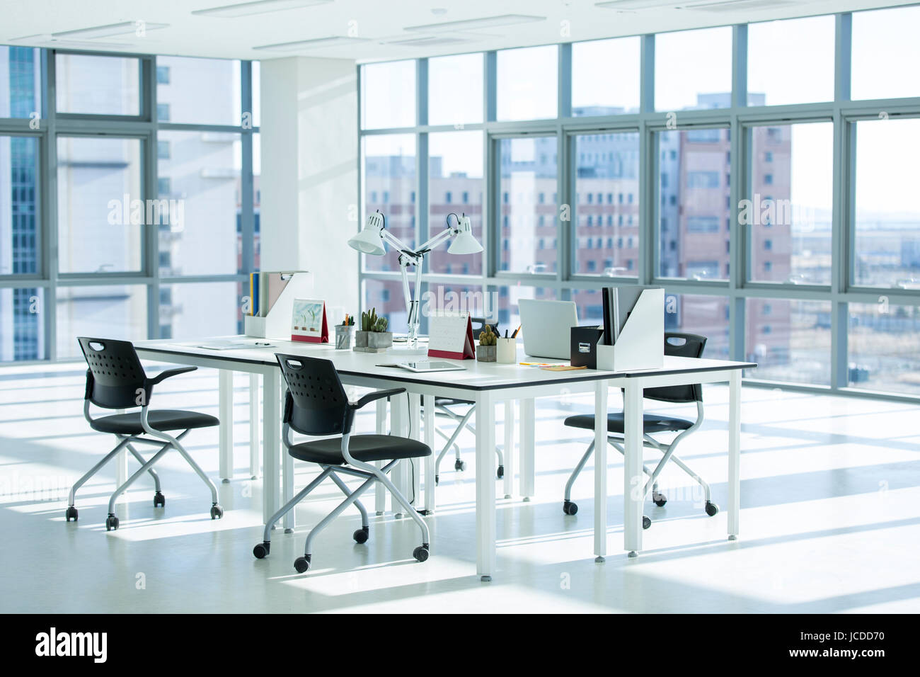 Inner view of office Stock Photo - Alamy