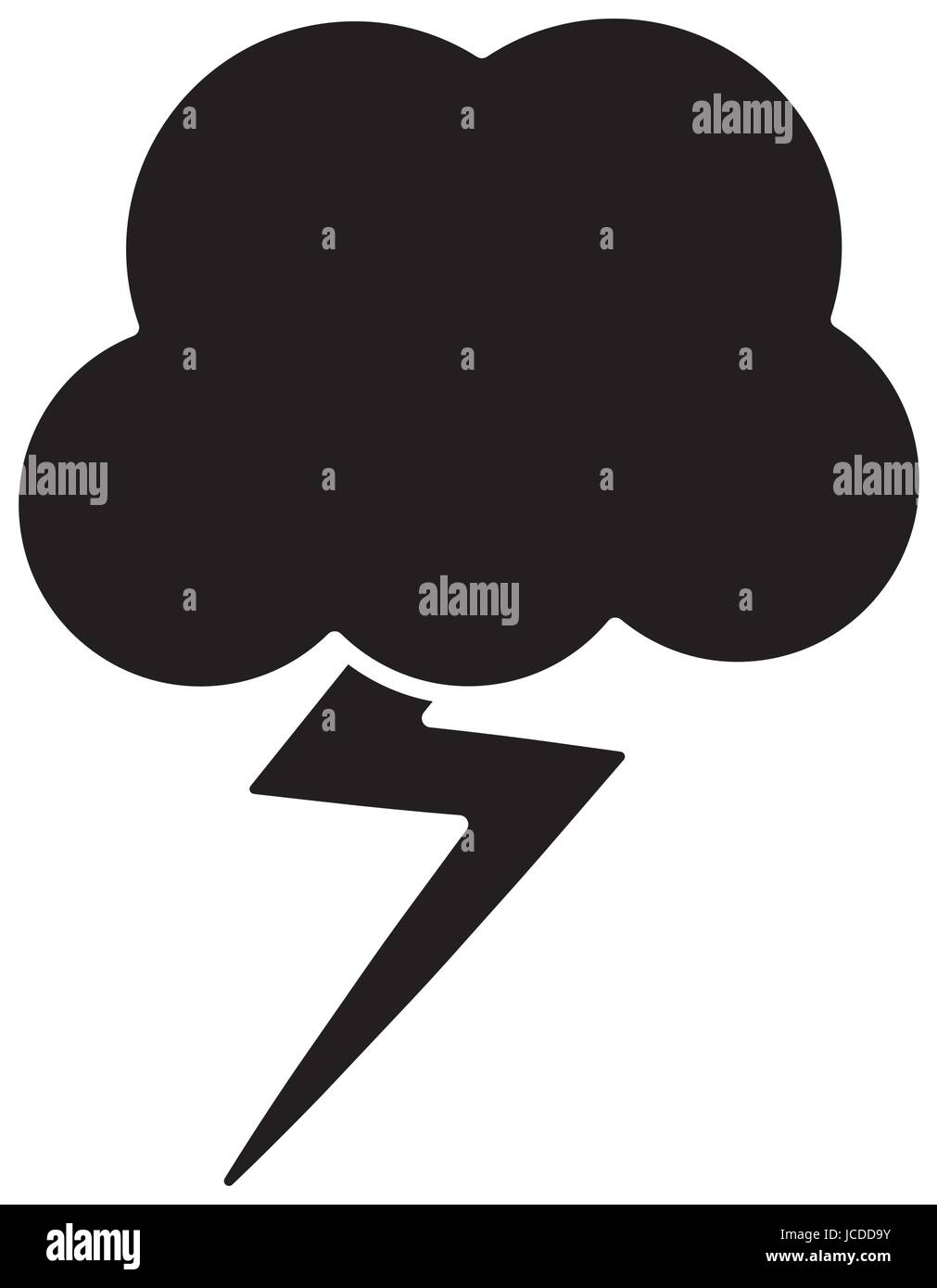 thunder icon image Stock Vector Image & Art - Alamy