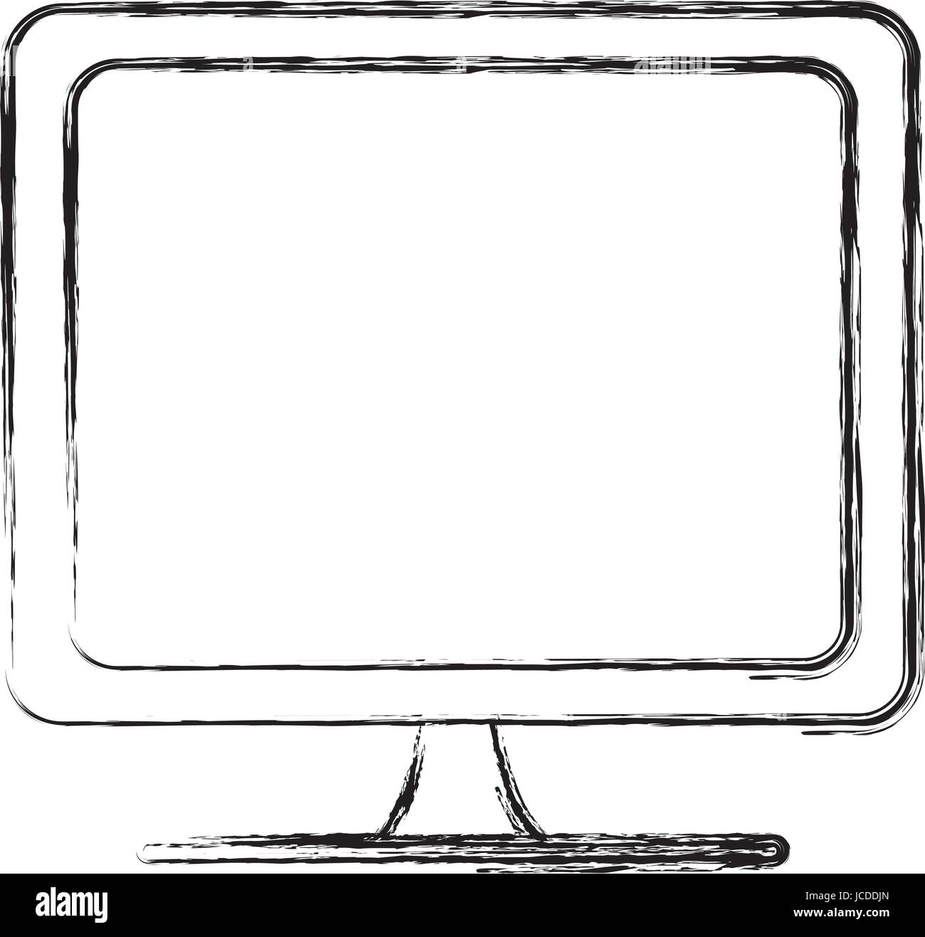 monitor computer icon Stock Vector Image & Art - Alamy