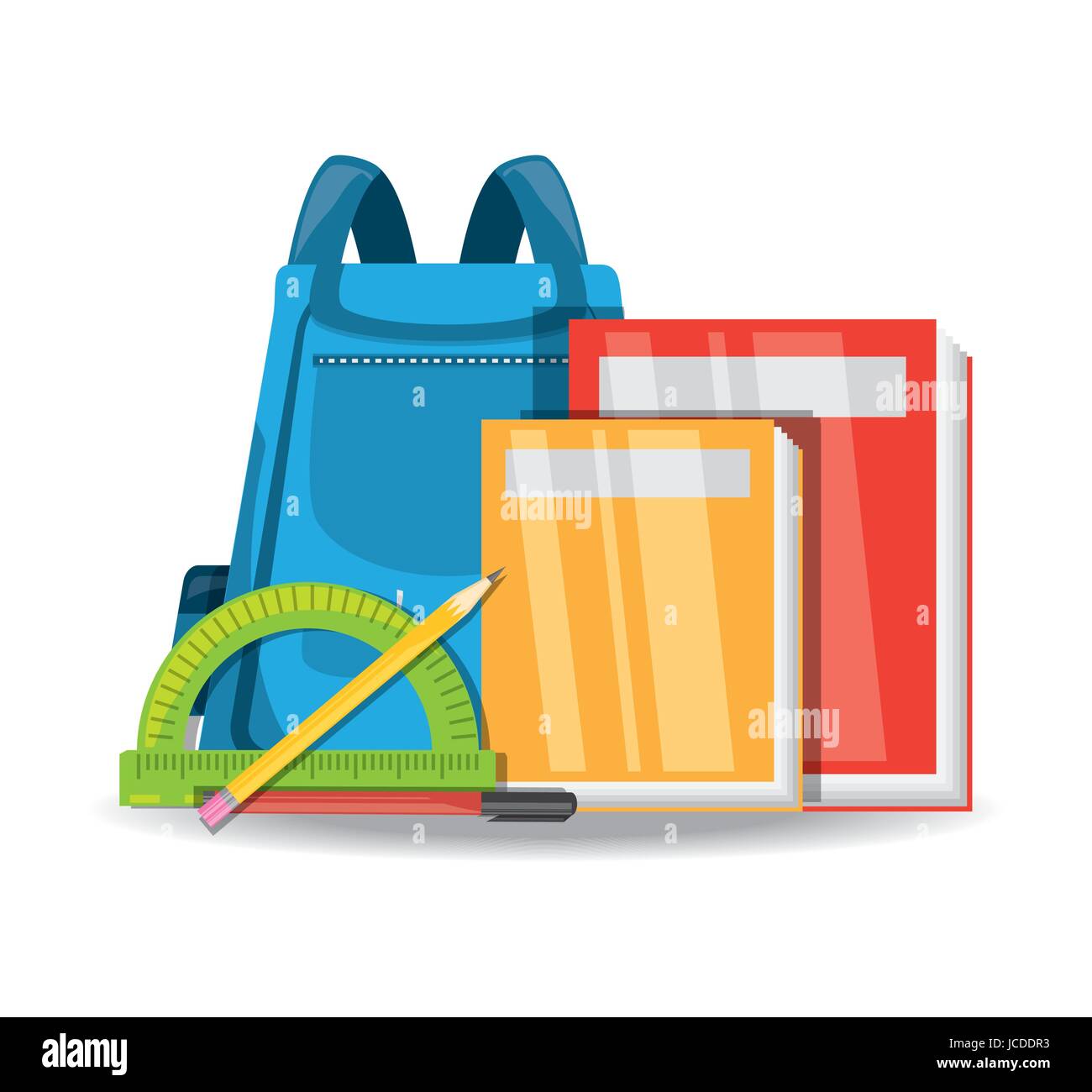 accesories school tools to study education Stock Vector Image & Art - Alamy