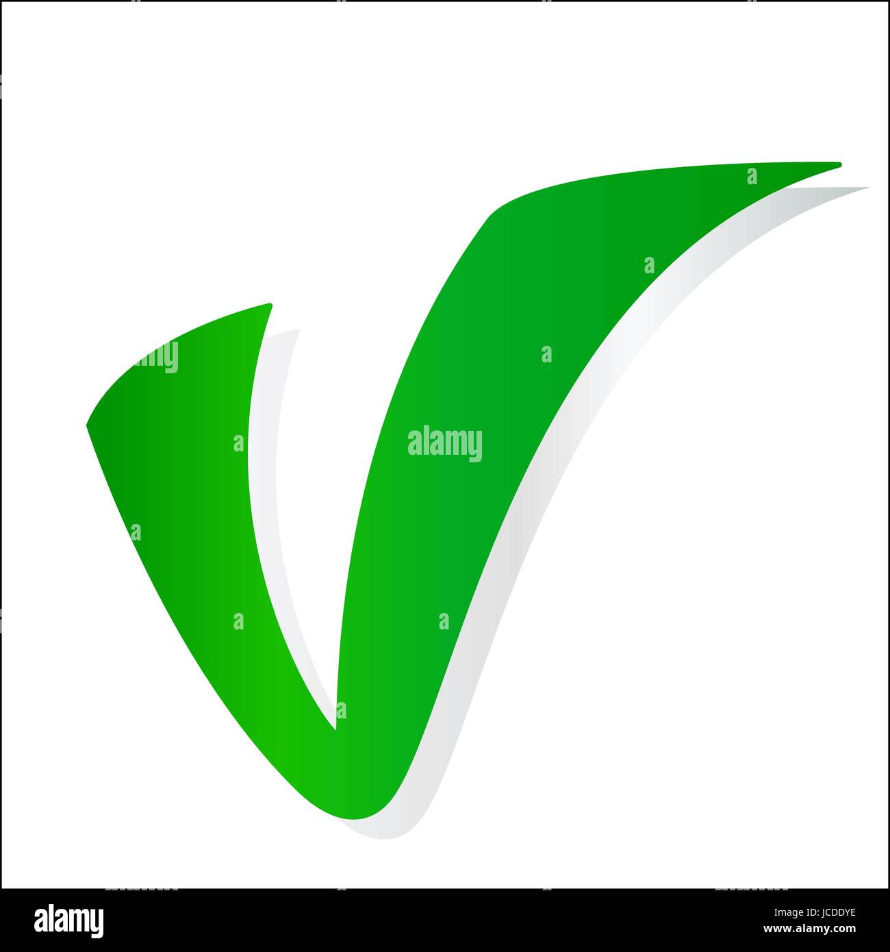 Green check mark Stock Vector Image & Art - Alamy