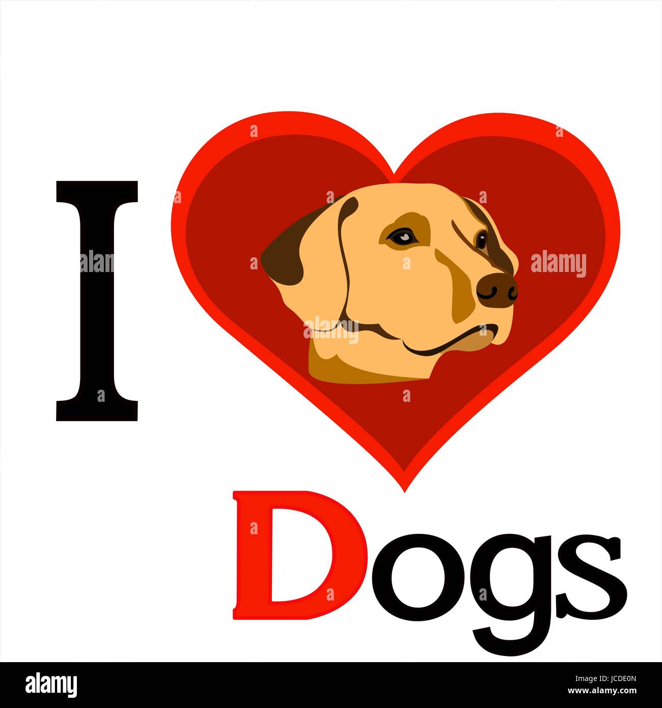 Heart dogs Stock Vector Images - Alamy