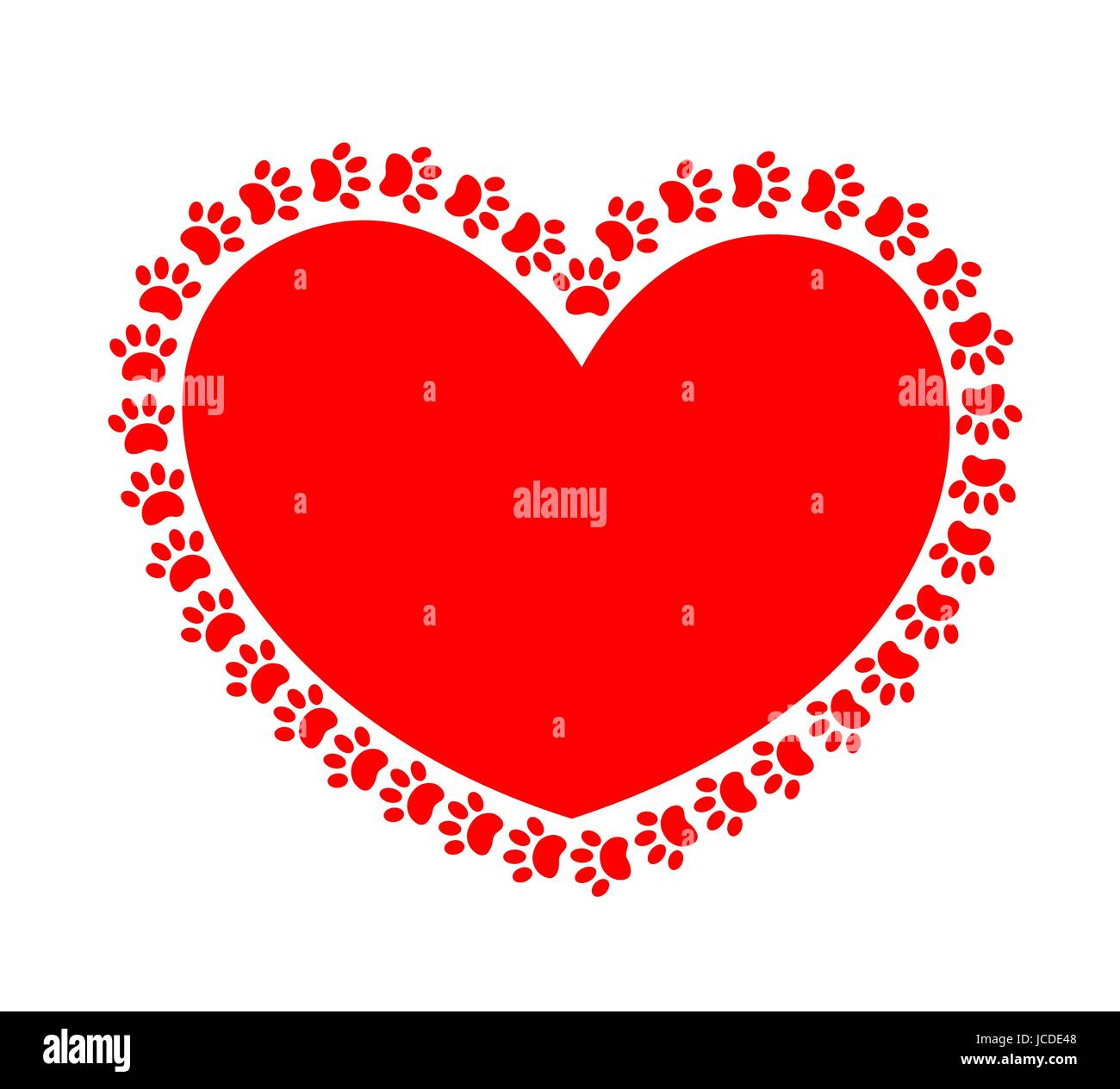 Red paw logo hi-res stock photography and images - Alamy