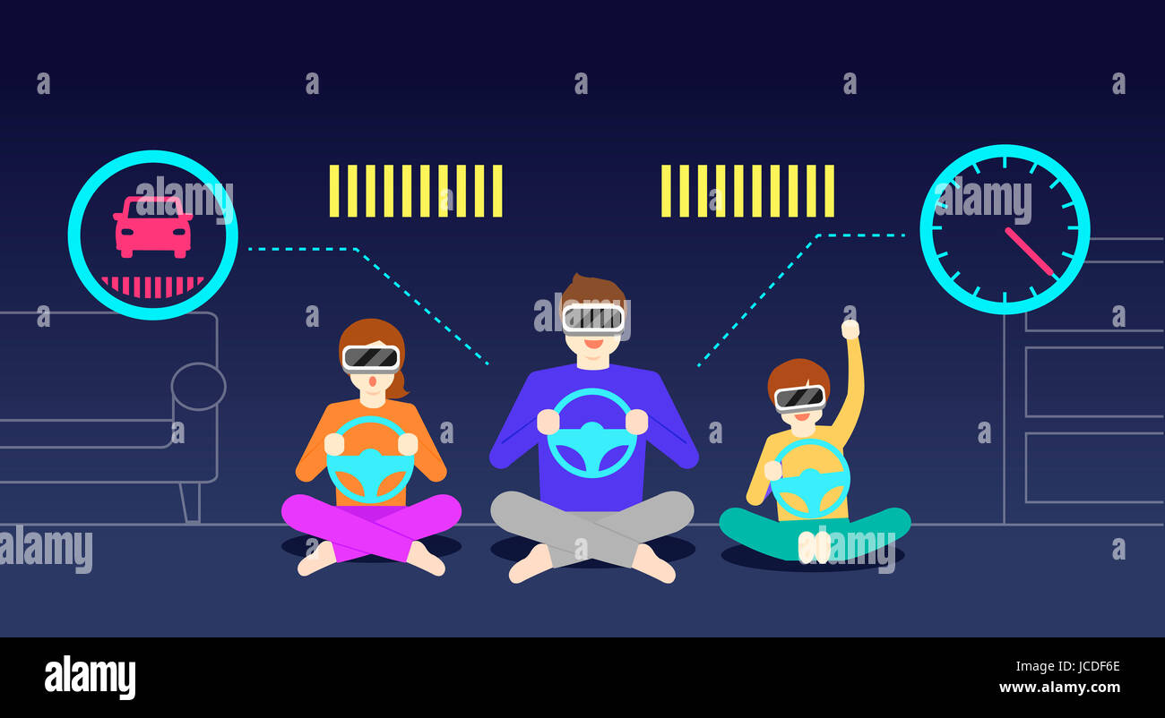 Virtual reality in smart age Stock Photo - Alamy