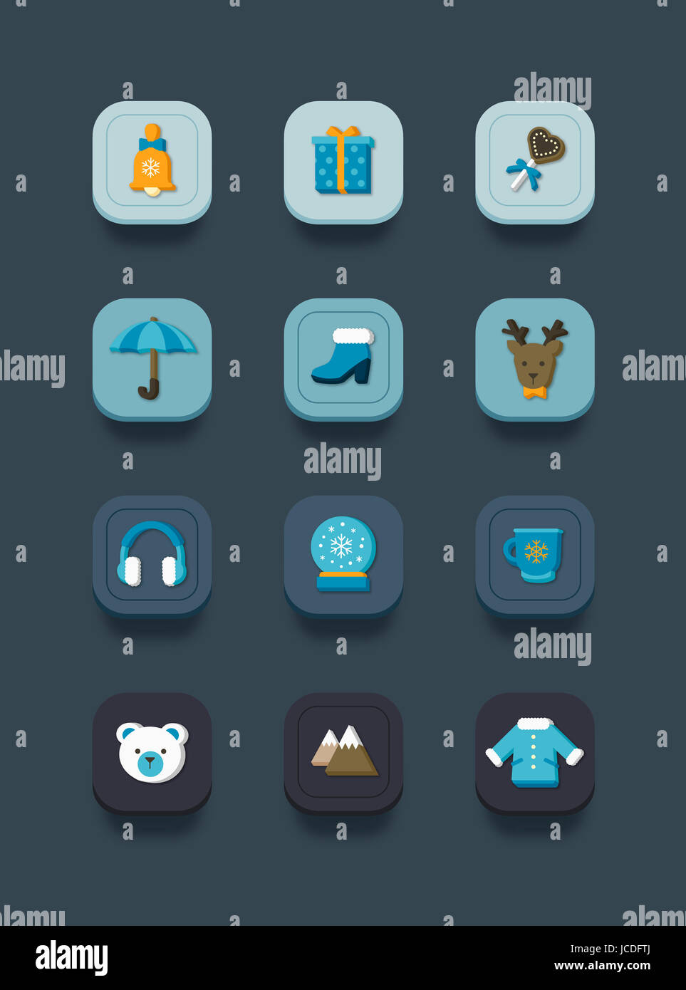 Set of various icons Stock Photo - Alamy