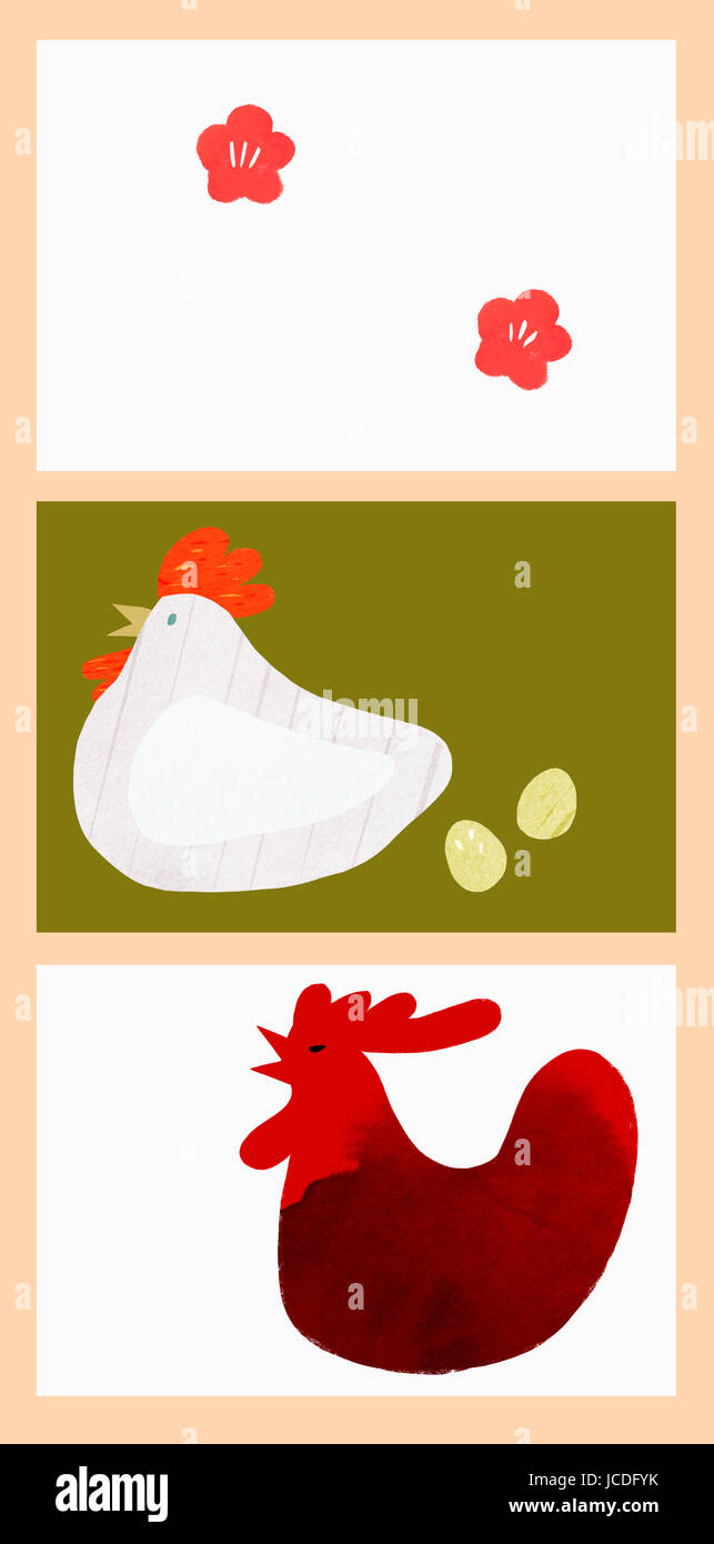 Chinese zodiac, chicken Stock Photo - Alamy