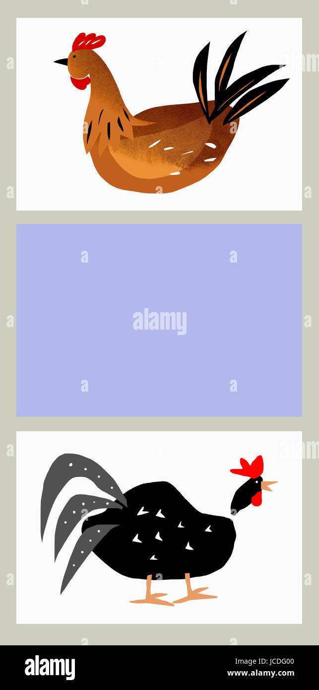 Chinese zodiac, chicken Stock Photo - Alamy