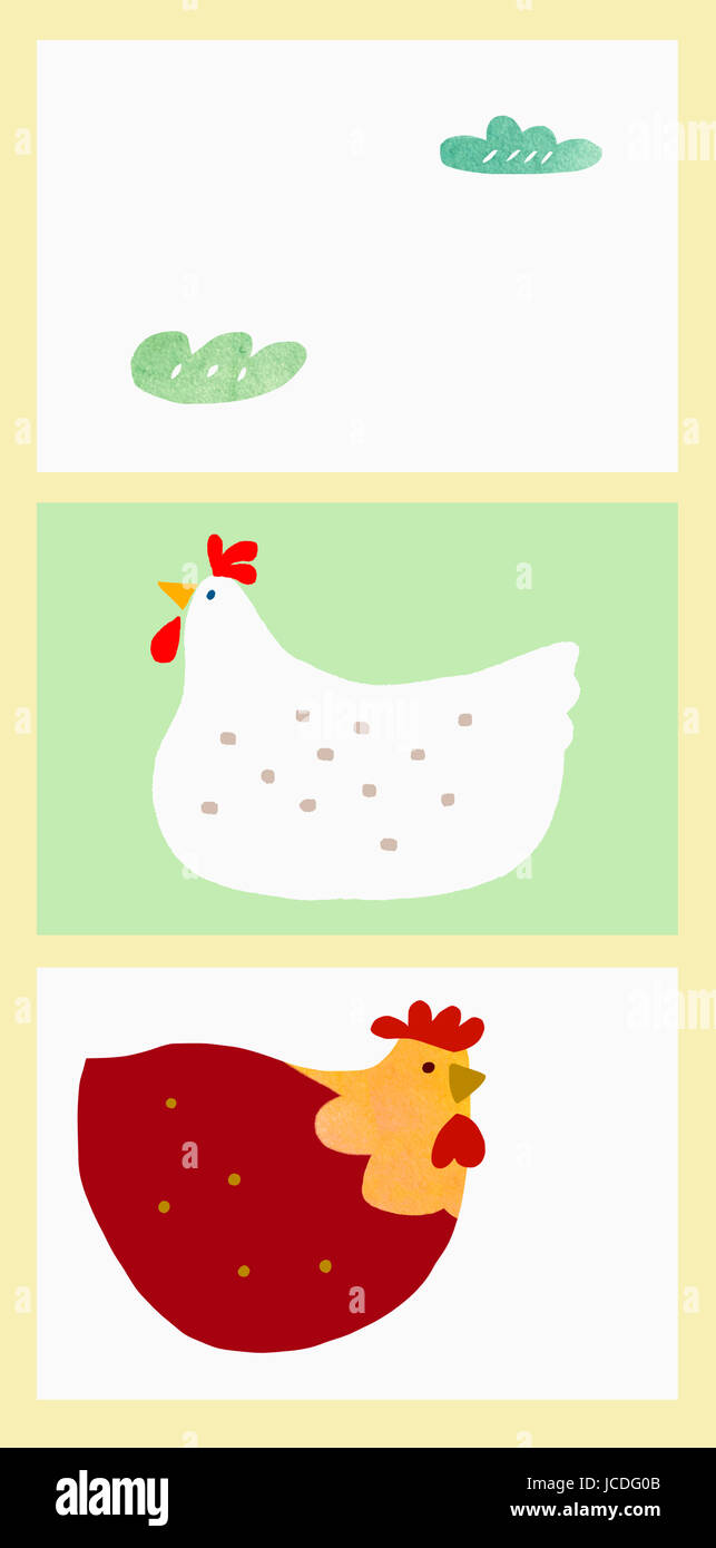 Chinese zodiac, chicken Stock Photo - Alamy