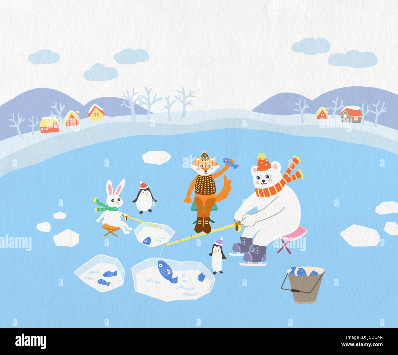 Polar bear enjoying snow hi-res stock photography and images - Alamy