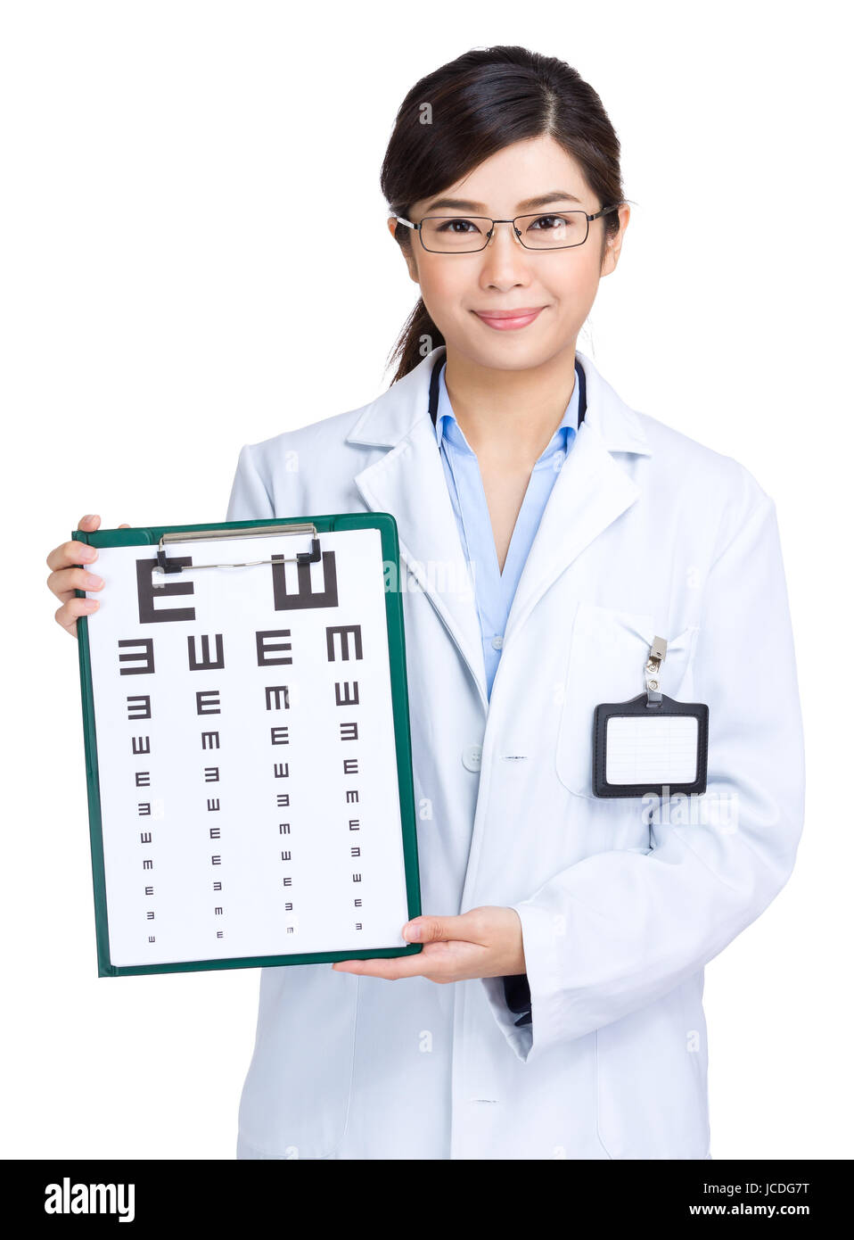 Asian doctor eye test chart hi-res stock photography and images - Alamy