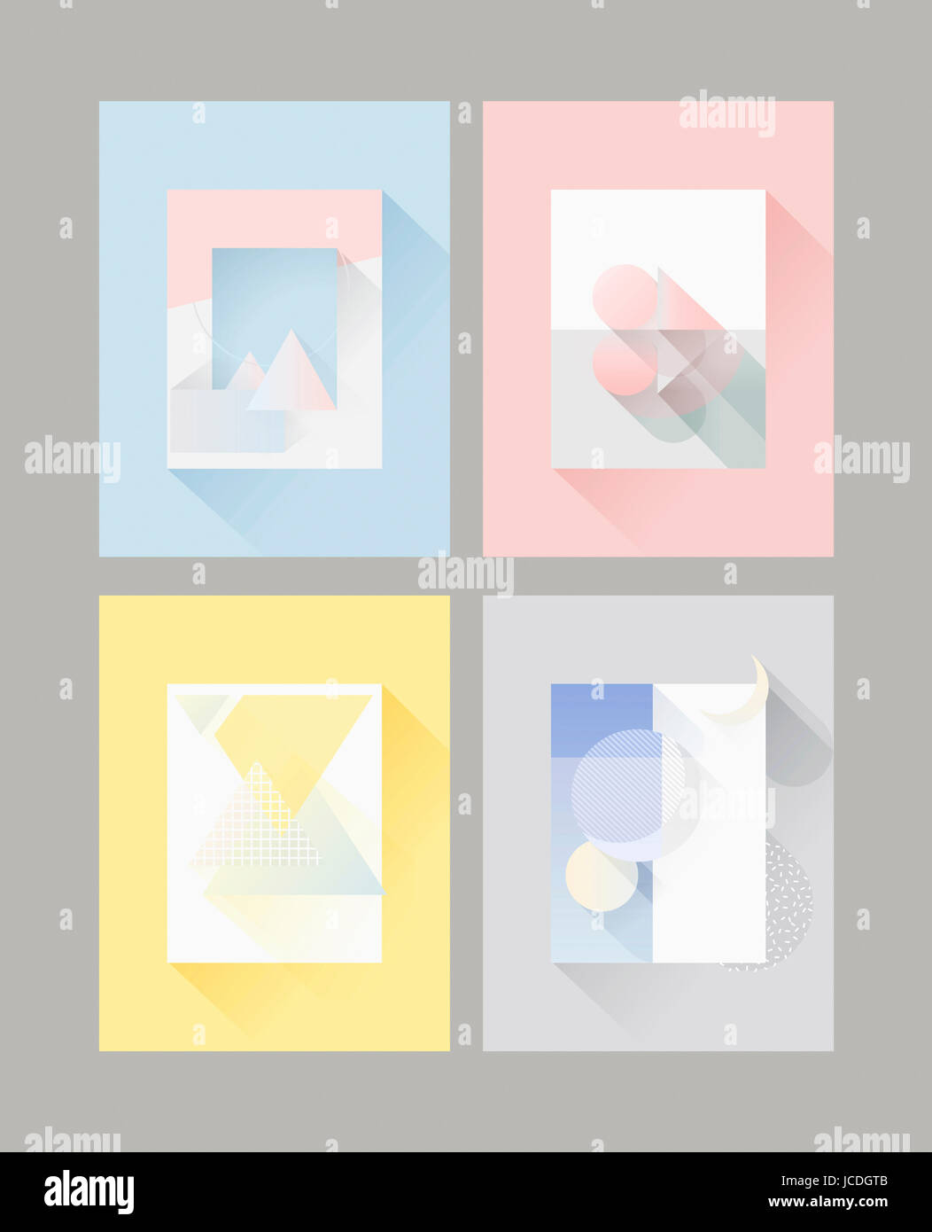 Patterns of geometric figures Stock Photo - Alamy