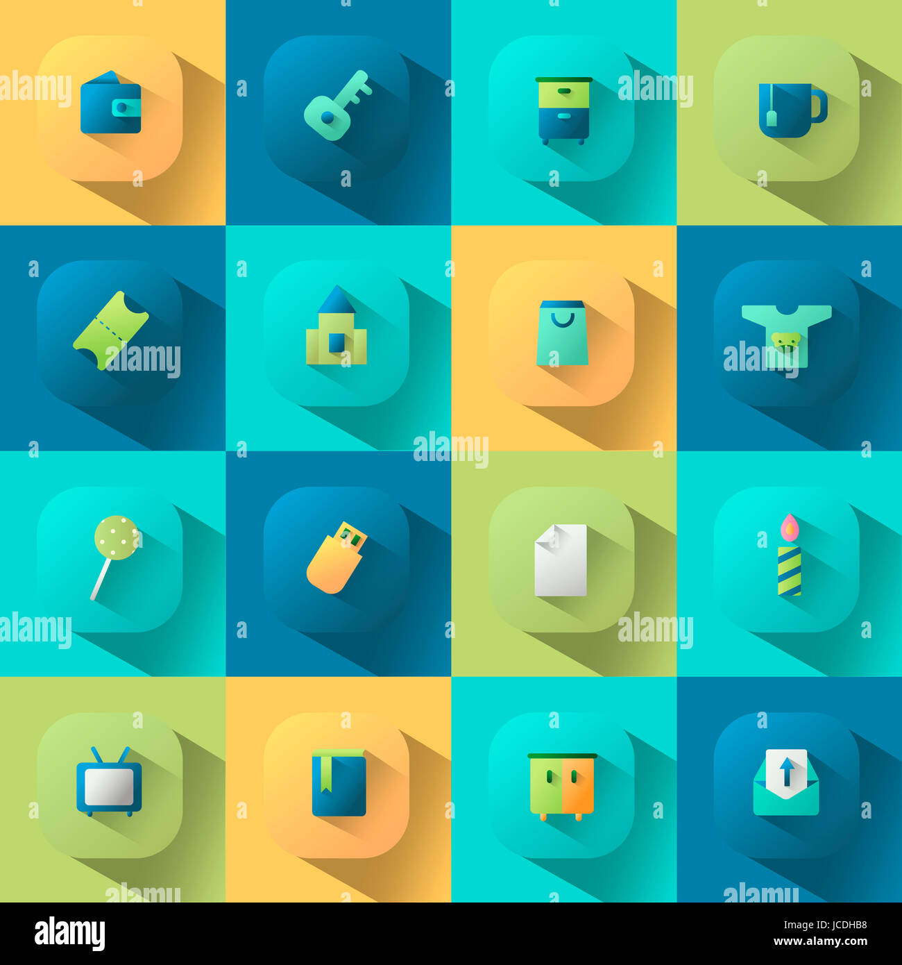 Set of various icons Stock Photo - Alamy