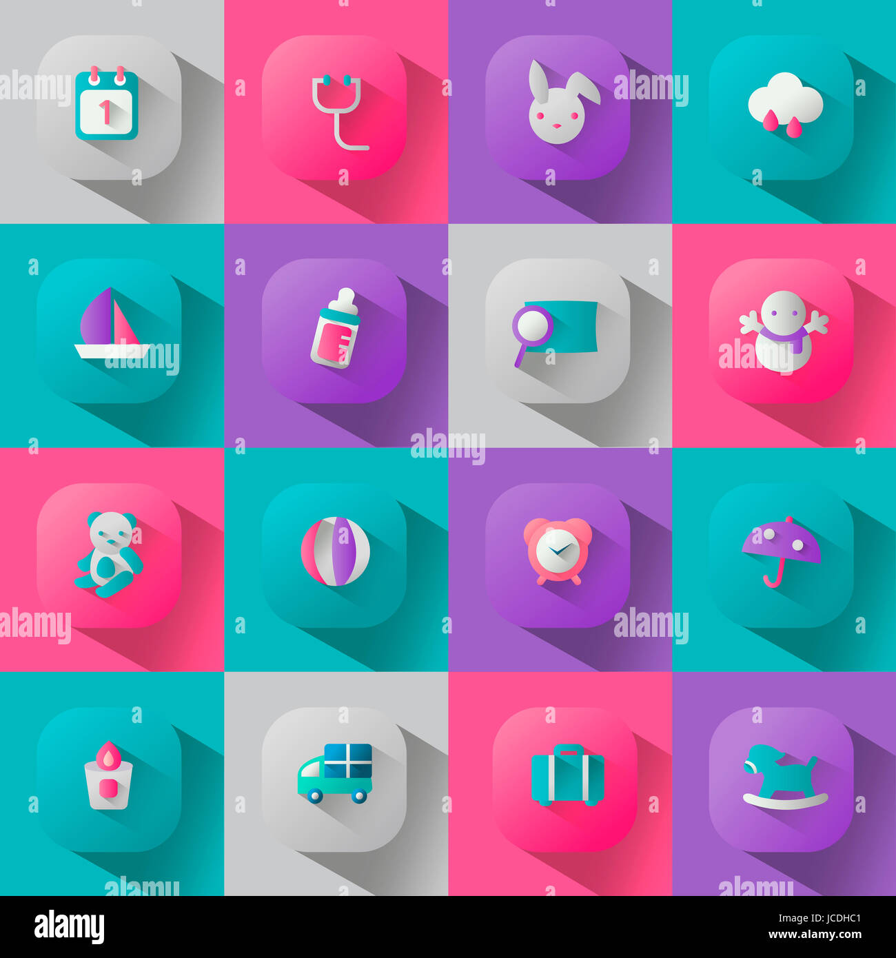 Set of various icons Stock Photo - Alamy