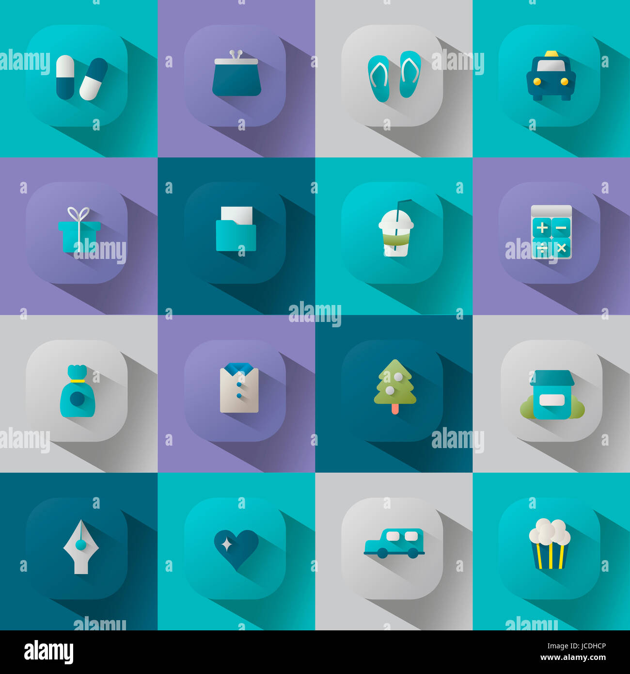 Set of various icons Stock Photo - Alamy