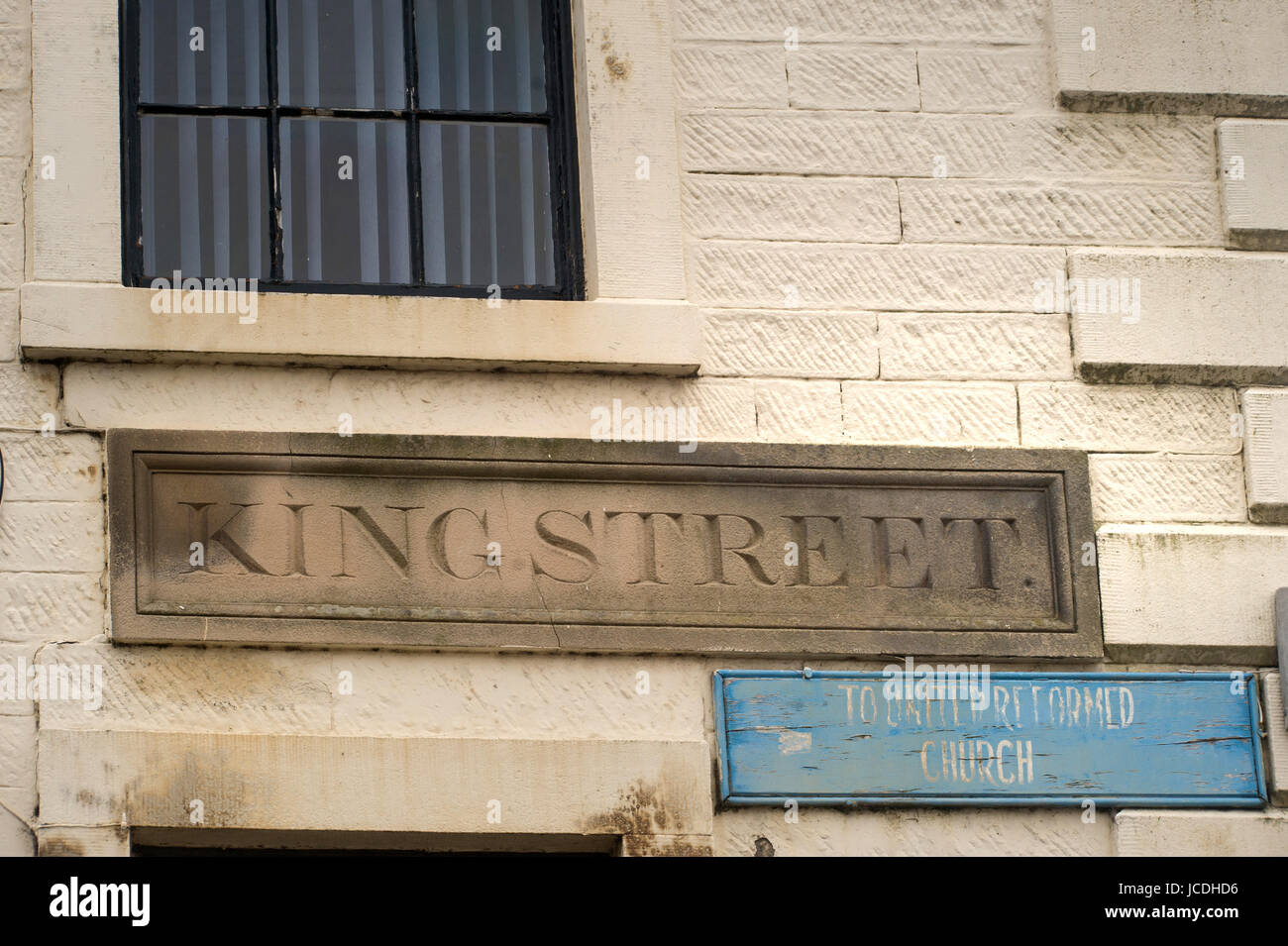 King Street sign, Barnard Castle Stock Photo - Alamy