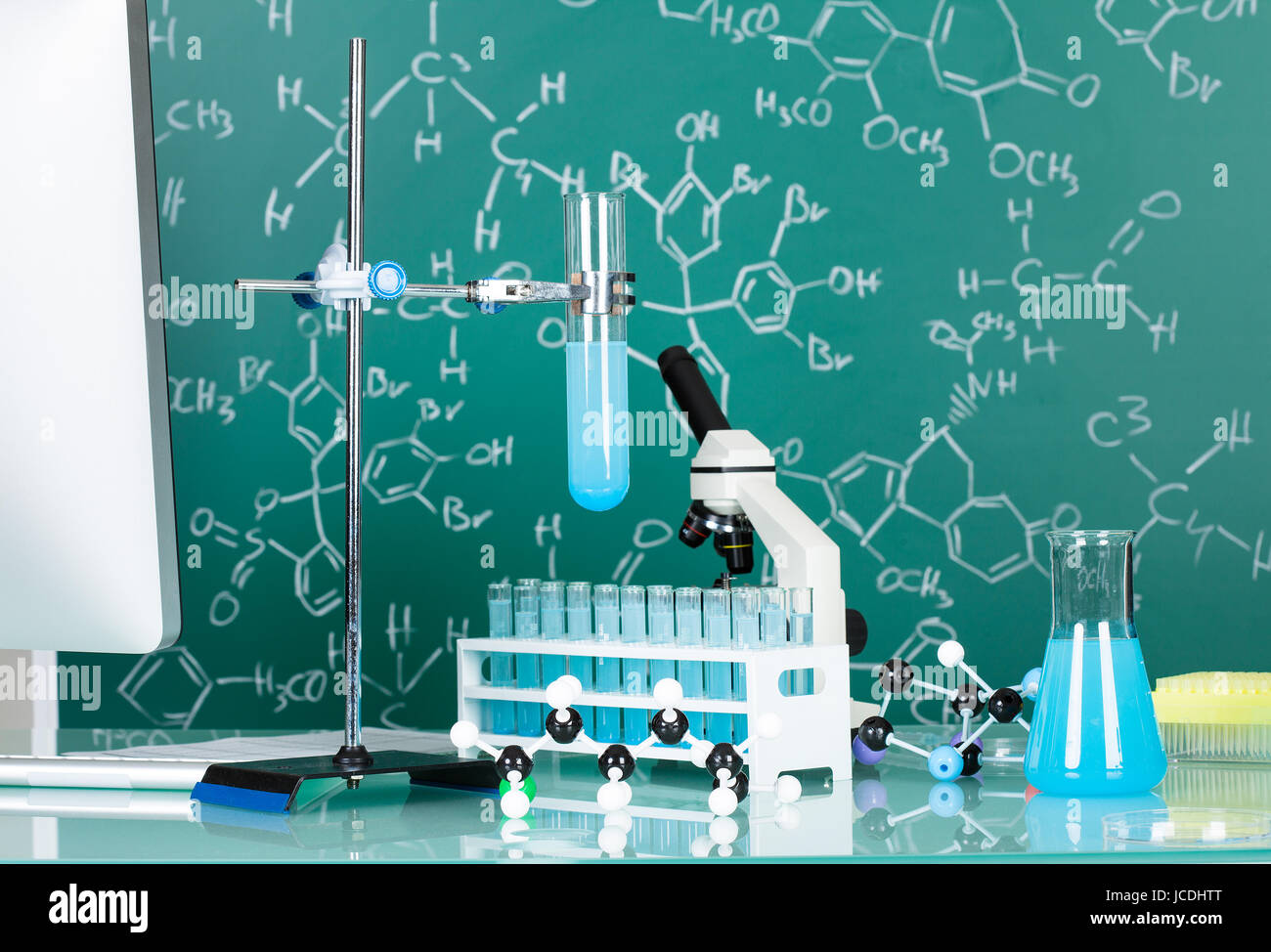 Photos of scientists working place in research laboratory Stock Photo ...