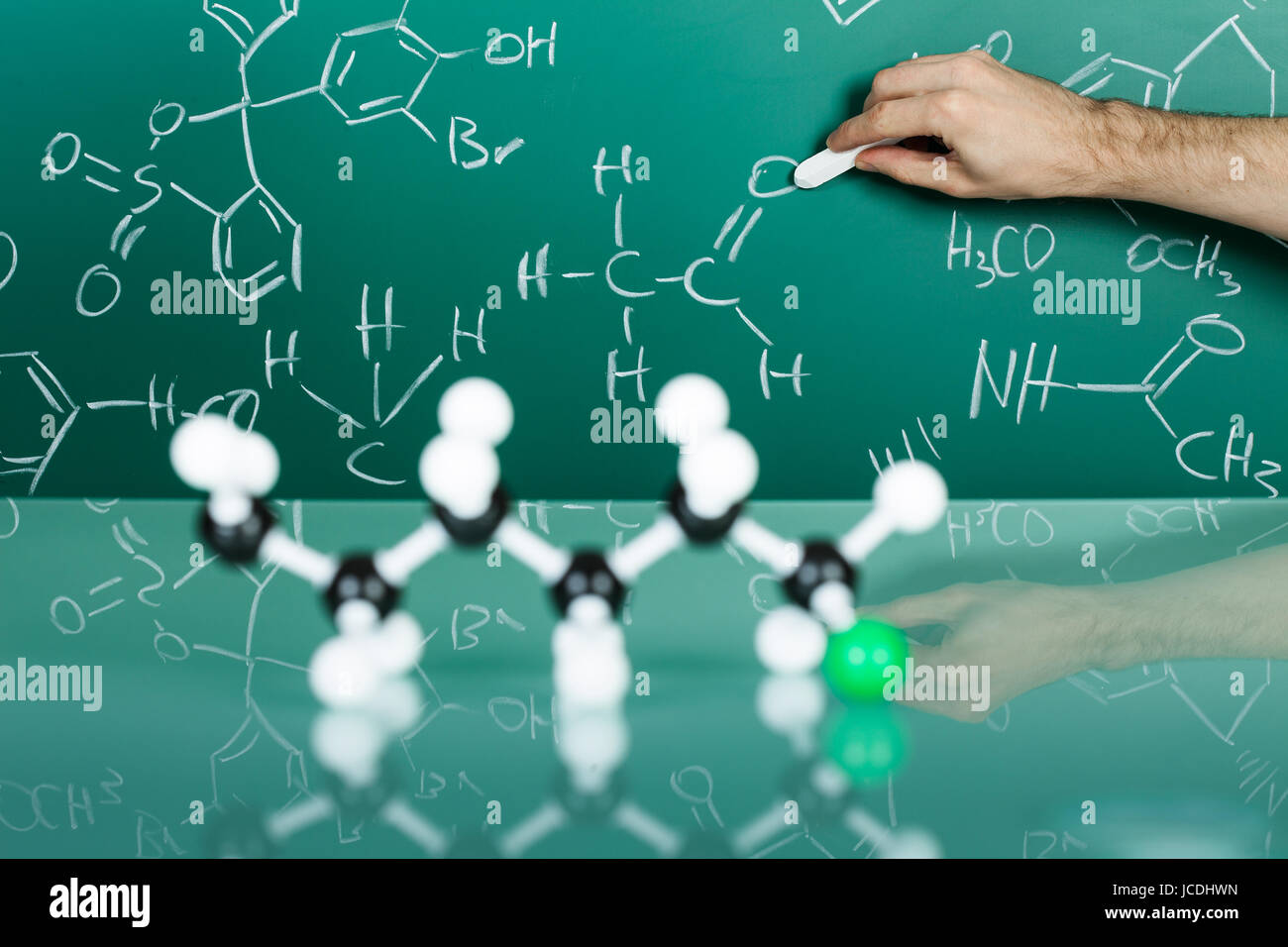 Green Chemistry Reaction Formula High Resolution Stock Photography and ...