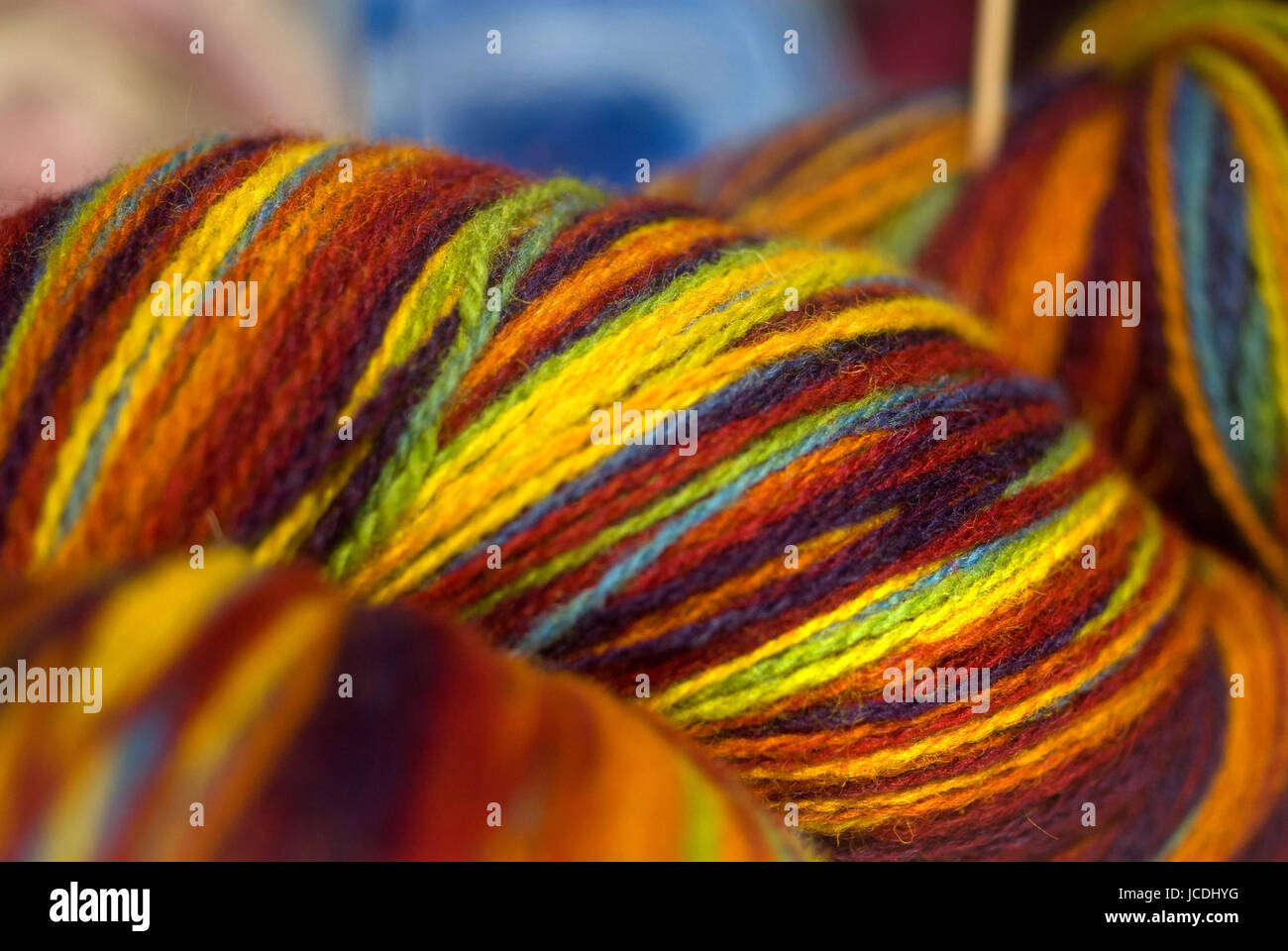 Balls of wools Stock Photo - Alamy