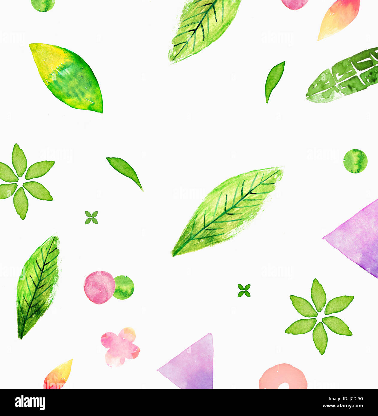 Watercolor background for May Stock Photo - Alamy